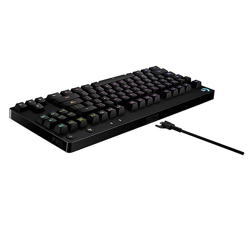 Logitech G Pro RGB Mechanical Romer-G Switch Gaming Keyboard (US) (920 ...