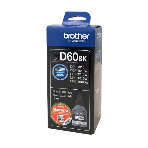 Brother Black Ink Bottle (BT-D60BK)
