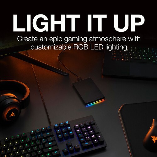 Seagate 2TB FireCuda Gaming USB 3.2 Gen 1 External Hard Drive (STKL2000400)