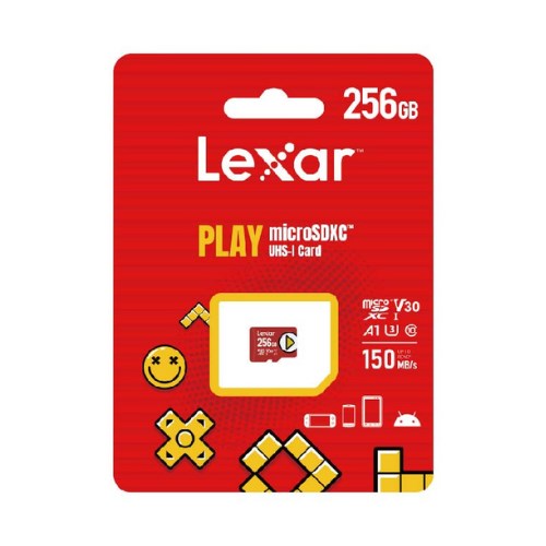 Lexar PLAY 256GB microSDXC UHS-I Card (LMSPLAY256G) เมมโมรี่การ์ด