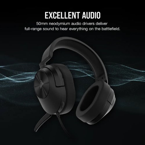 CORSAIR HS55 STEREO Wired Gaming Headset (CA-9011260-NA)