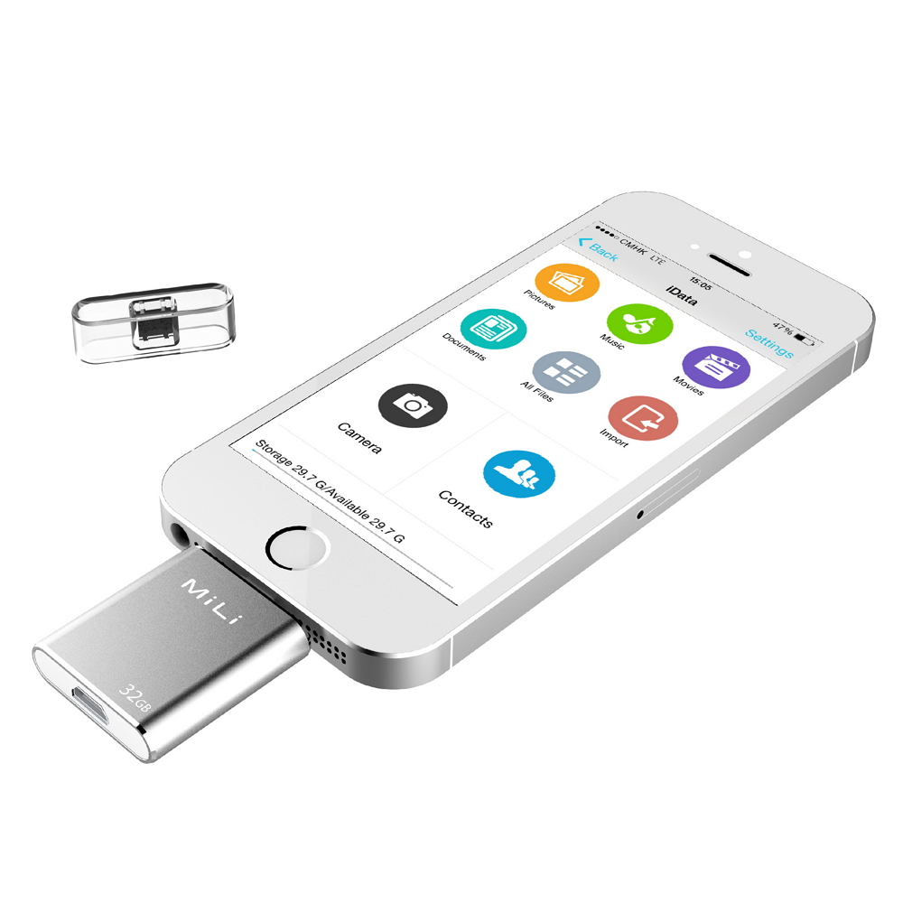 MILI PORTABLE STORAGE 32GB FOR IOS GOLD